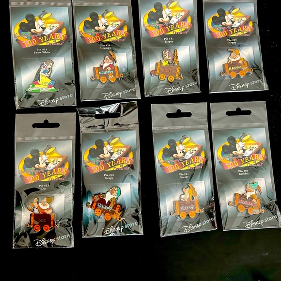 Disney | Other | Snow White And 7 Dwarfs 0 Years Of Dreams 8 Pc ...